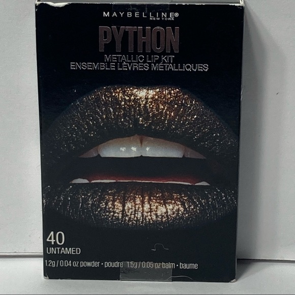 Maybelline | Makeup | Maybelline Python Metallic Lip Kit Untamed | Poshmark